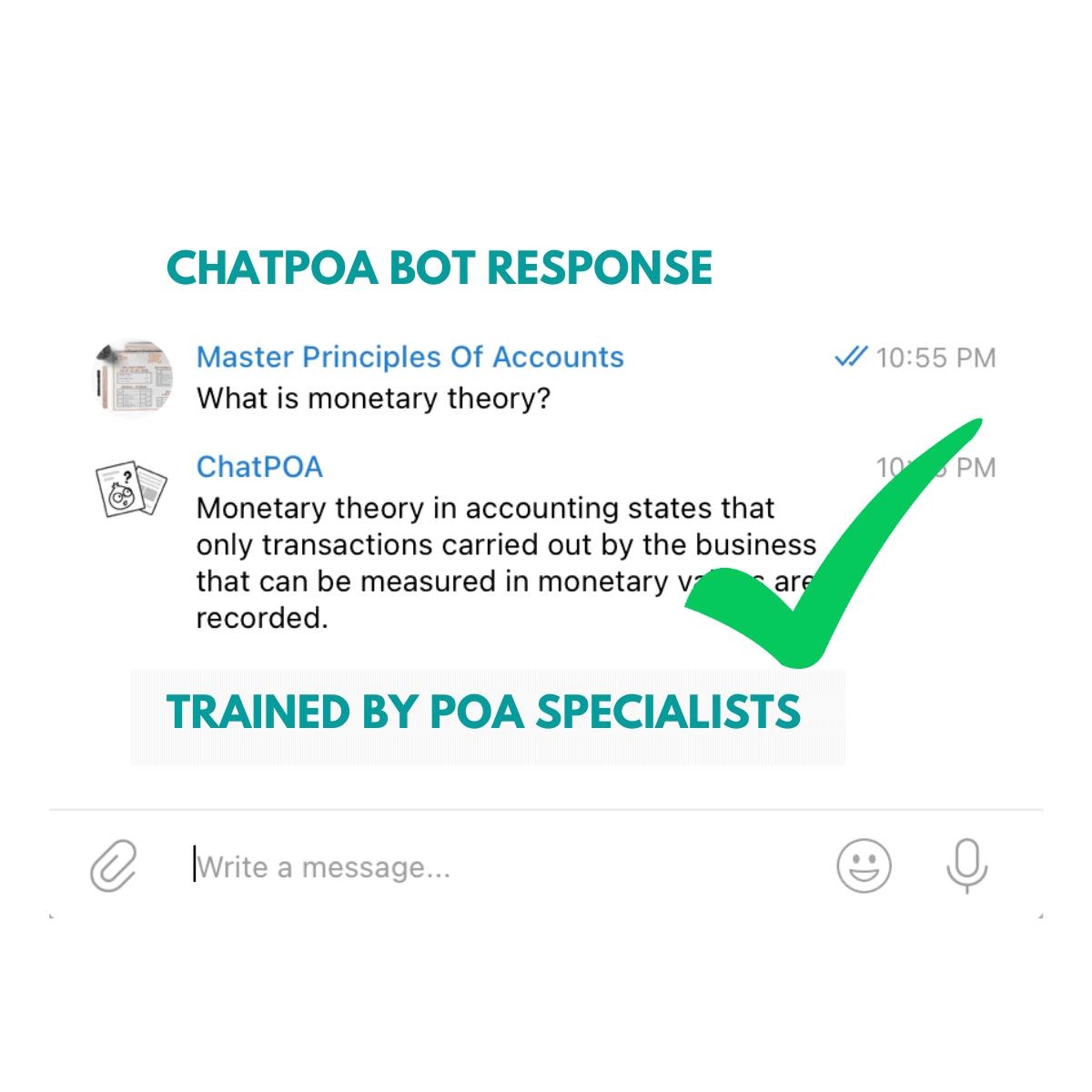 POA Theory - Master Principles of Accounts